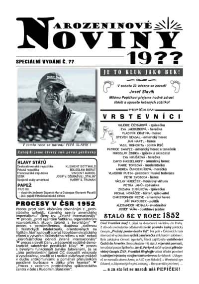 Narozeninové noviny na míru | osobitý dárek